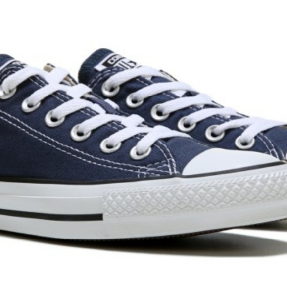 Converse | Shoes | Custom Blinged Navy Low Top Converse | Poshmark